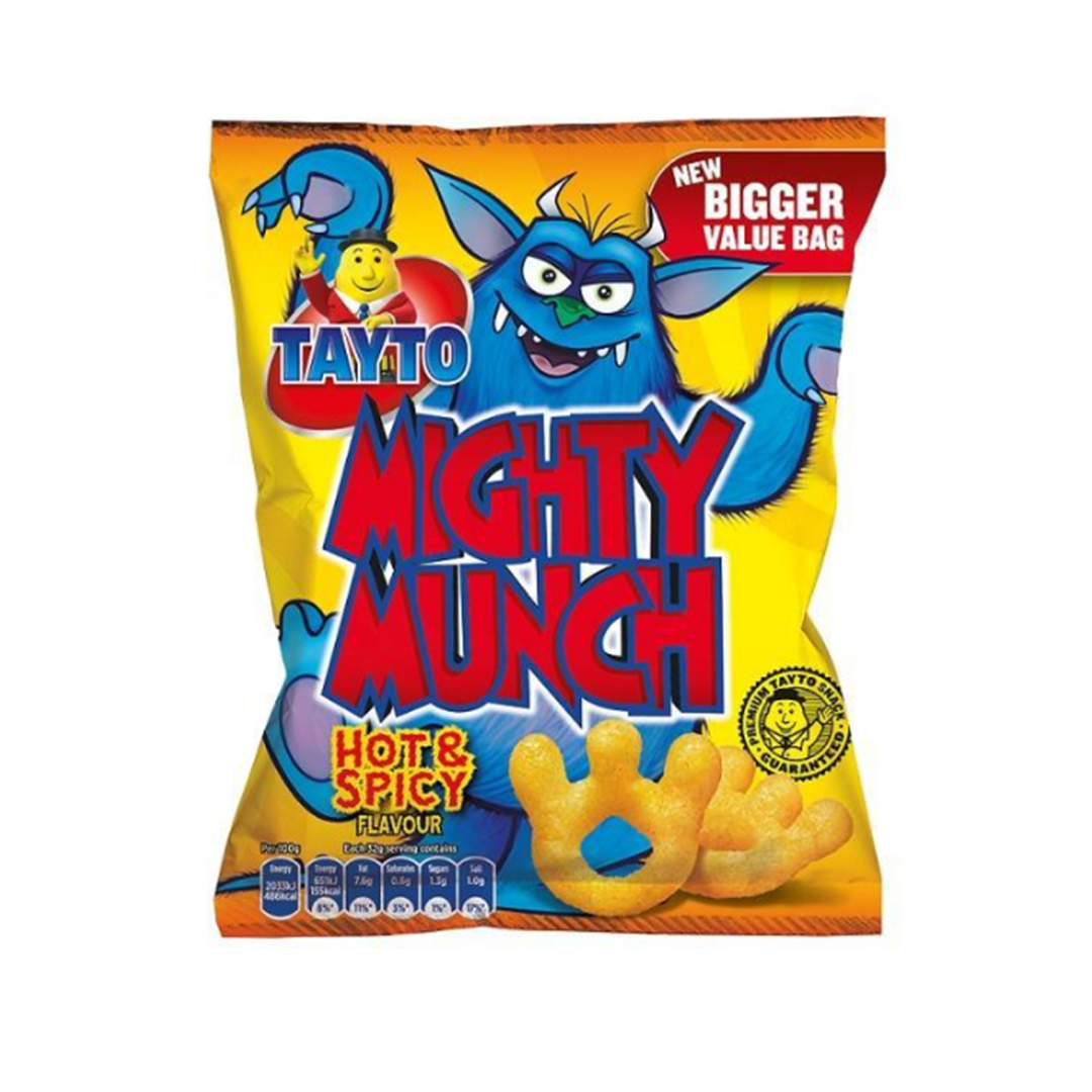 Box of Tayto Mighty Munch | Box of 50 Packets (26g) | Netcrisps — NetCrisps